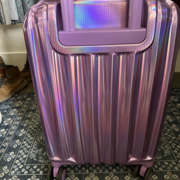 Heys | Other | Heys Astro Purple Spinner 2x14x9 Wheeled Upright Carry ...